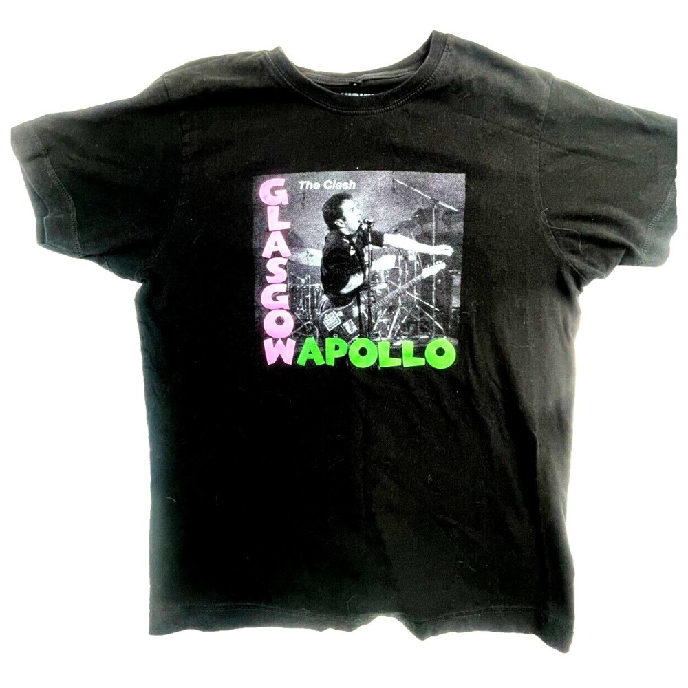 Collectors Iconic "The Clash Glasgow Apollo" Tee Of J… - Gem
